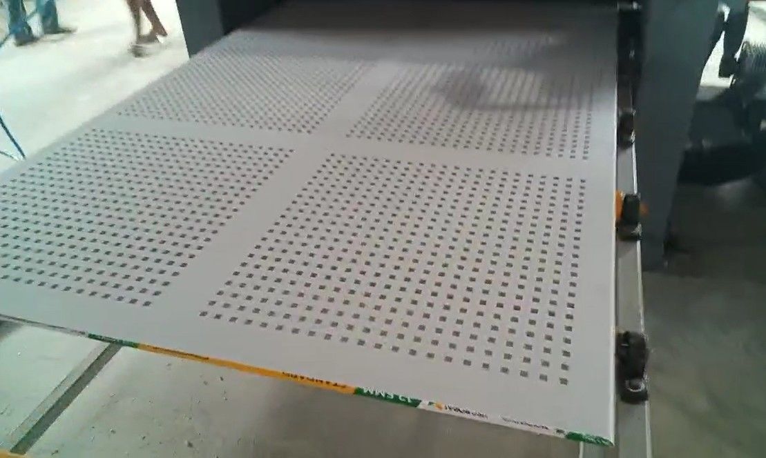 Perforated Gypsum Board Ceiling Machine - High Automatic Punching